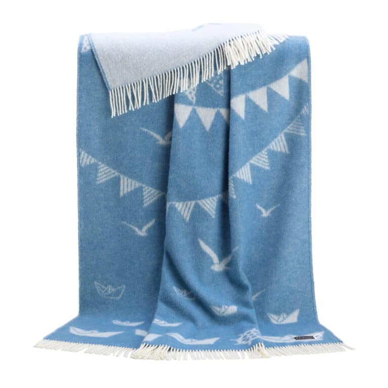 Sea Pure Wool Throw - Wild Wool